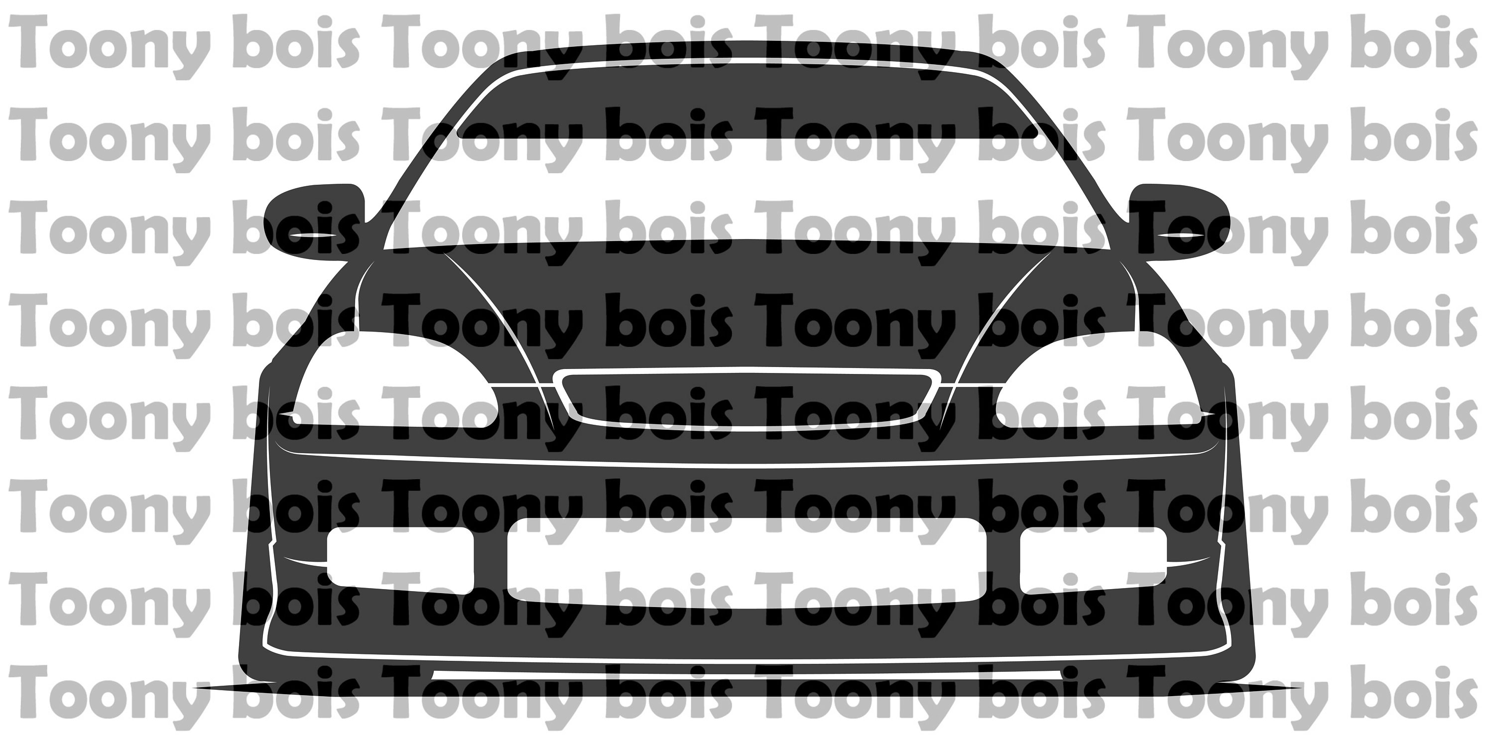 JDM EK Hatch SVG File - Honda Civic Design for Vinyl Cutting Decals ...