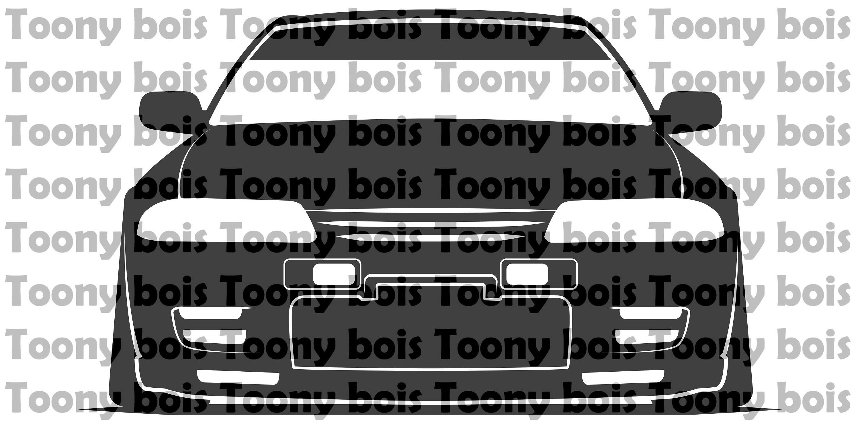 JDM GTR SVG File - Stanced Nissan R32 Design for Vinyl Cutting Decals ...