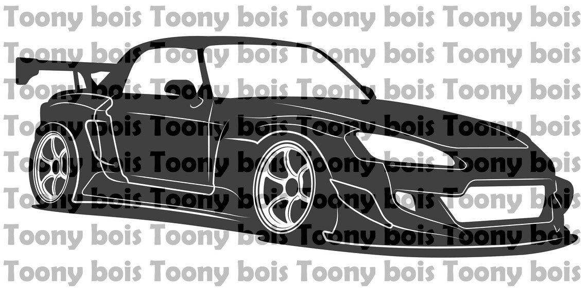 JDM S2K SVG File - Pandem Honda S2000 Design for Vinyl Cutting Decals ...