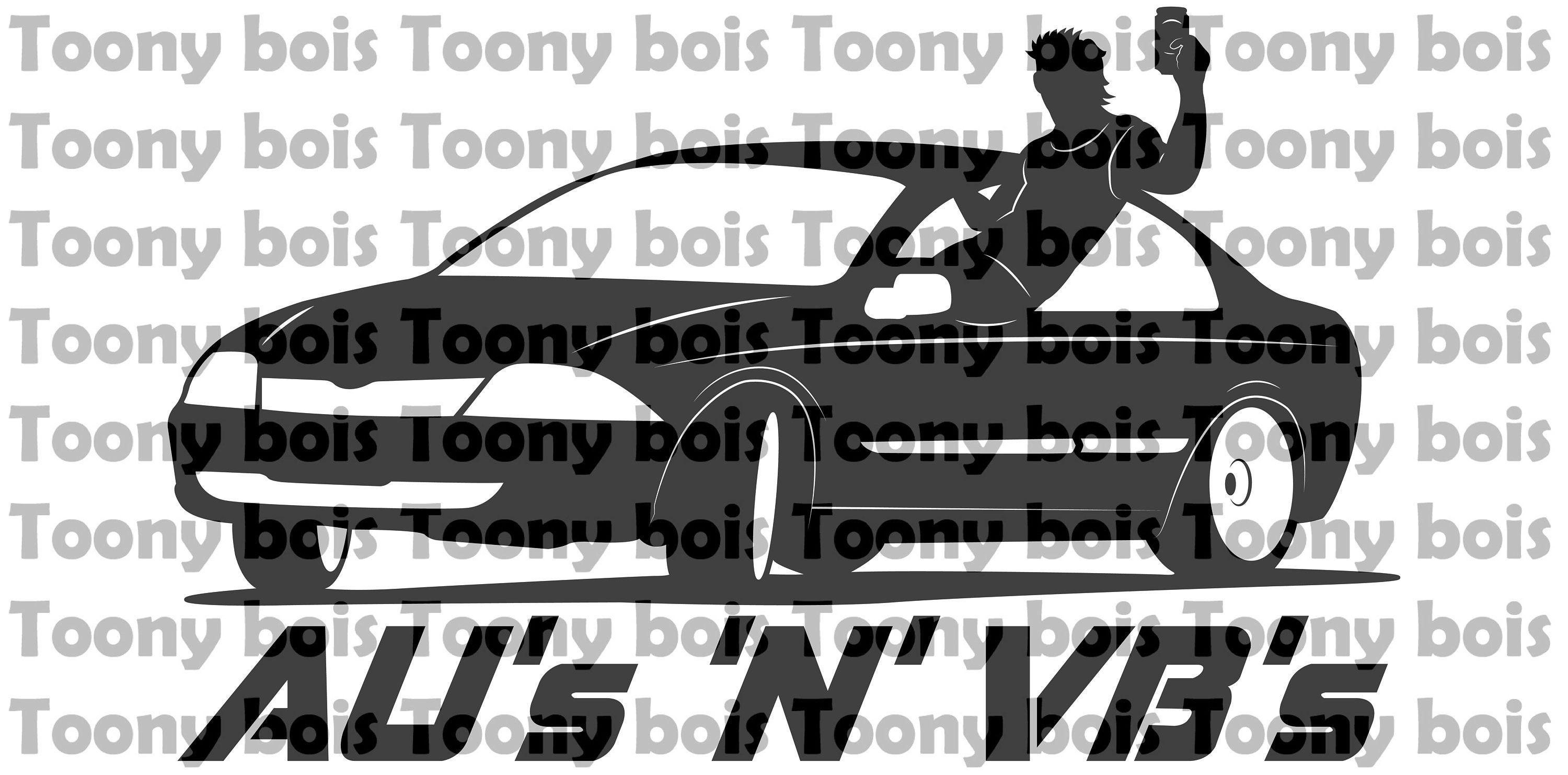 Funny AU Falcon SVG - "au's 'n' Vb's" Design for Vinyl Cutting Decals ...