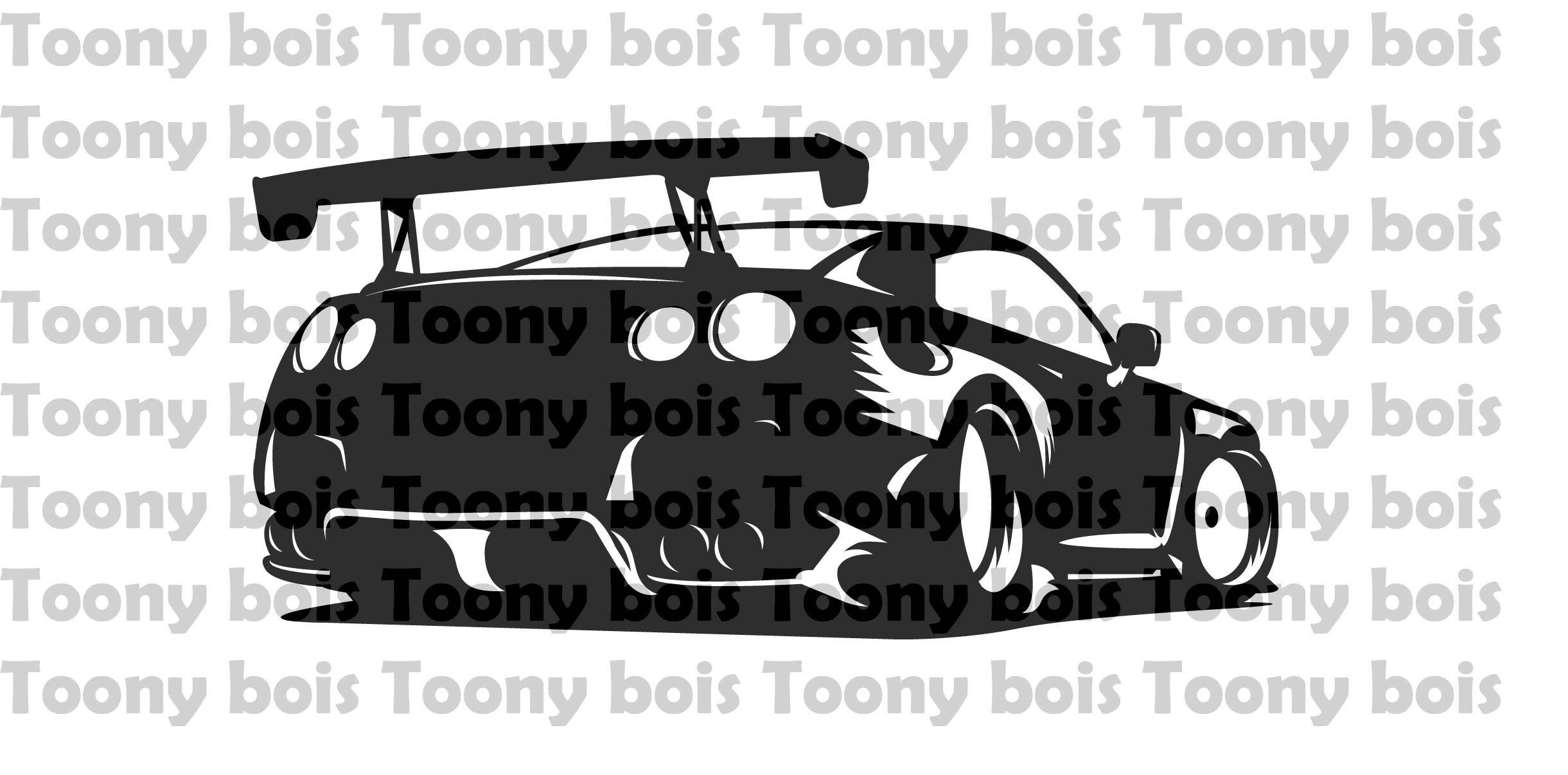 JDM GTR SVG File - Widebody Nissan R35 Design for Vinyl Cutting Decals ...