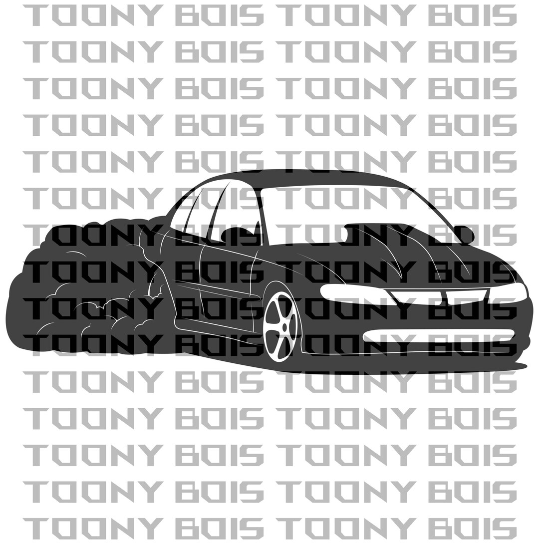 2001 VX Holden Calais Burnout SVG for Vinyl Cutting - Stickers, Decals ...