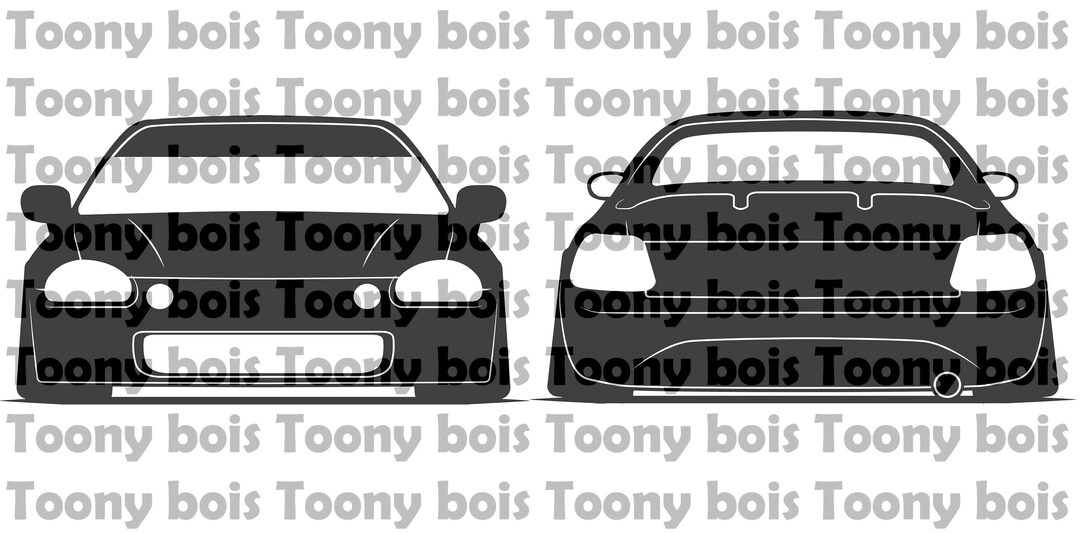 JDM Del Sol 2 Pack SVG File's - Honda CRX Design for Vinyl Cutting ...