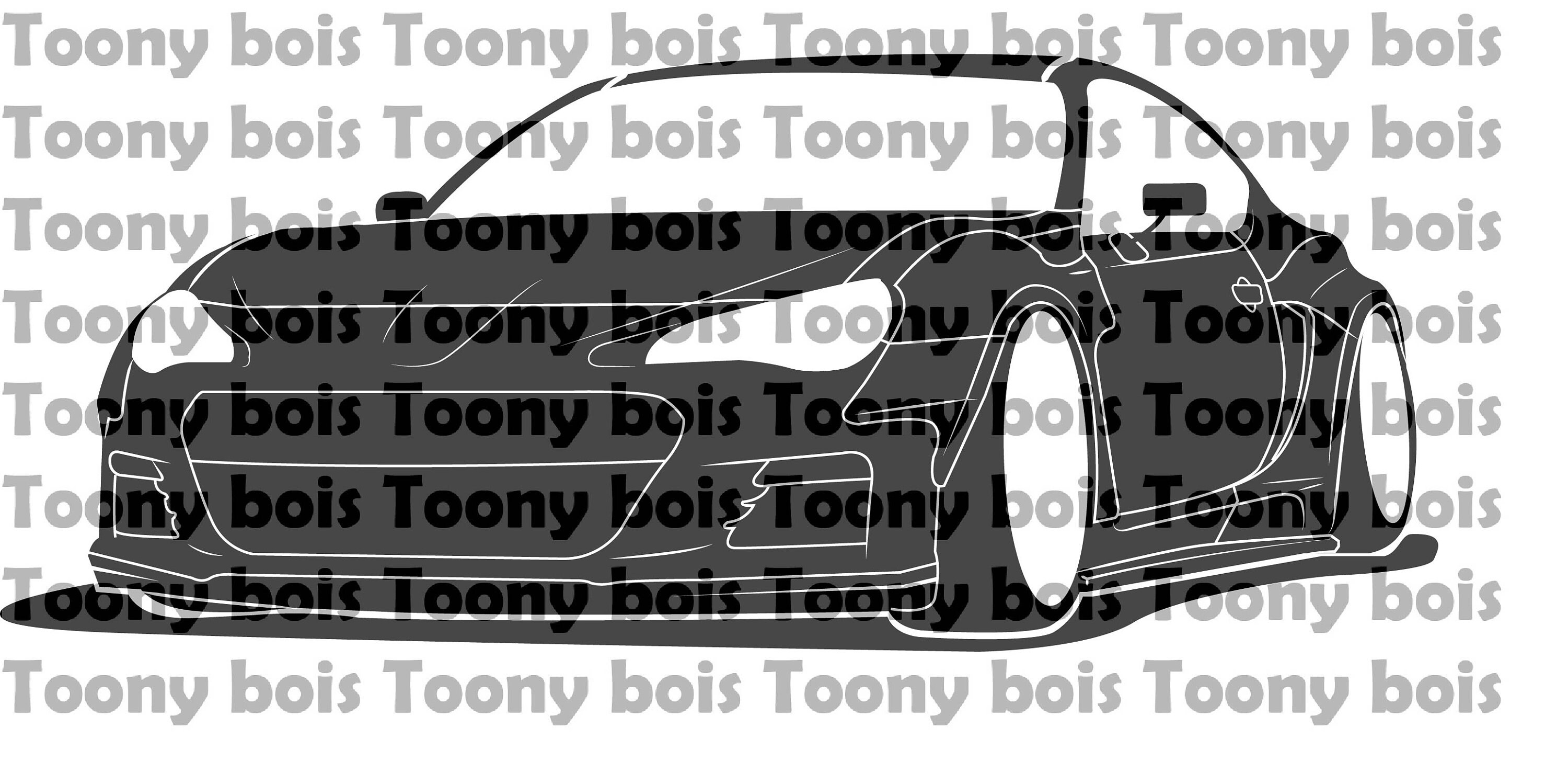 JDM Subie BRZ SVG - Widebody Subaru Race Car Design for Vinyl Cutting ...