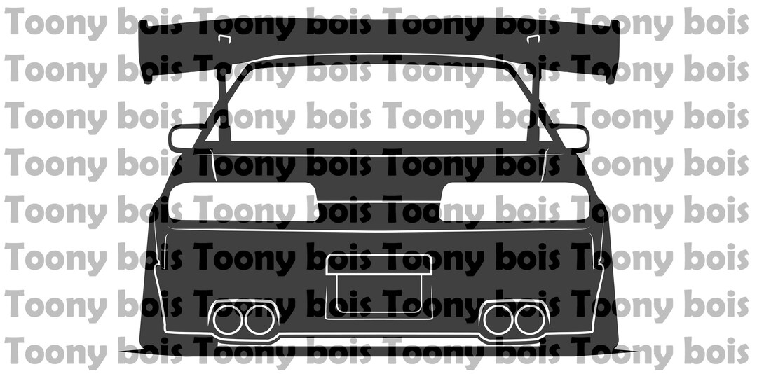 JDM S13 SVG File - Stanced Nissan Silvia 180sx Design for Vinyl Cutting ...