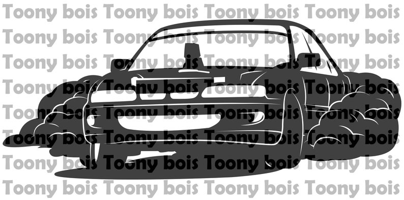 1996 VS Holden Commodore Burnout SVG for Vinyl Cutting - Stickers ...