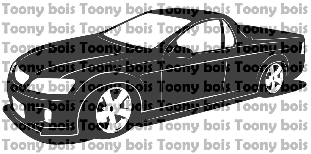 2009 VE Holden Commodore Ute SVG for Vinyl Cutting - Stickers, Decals ...