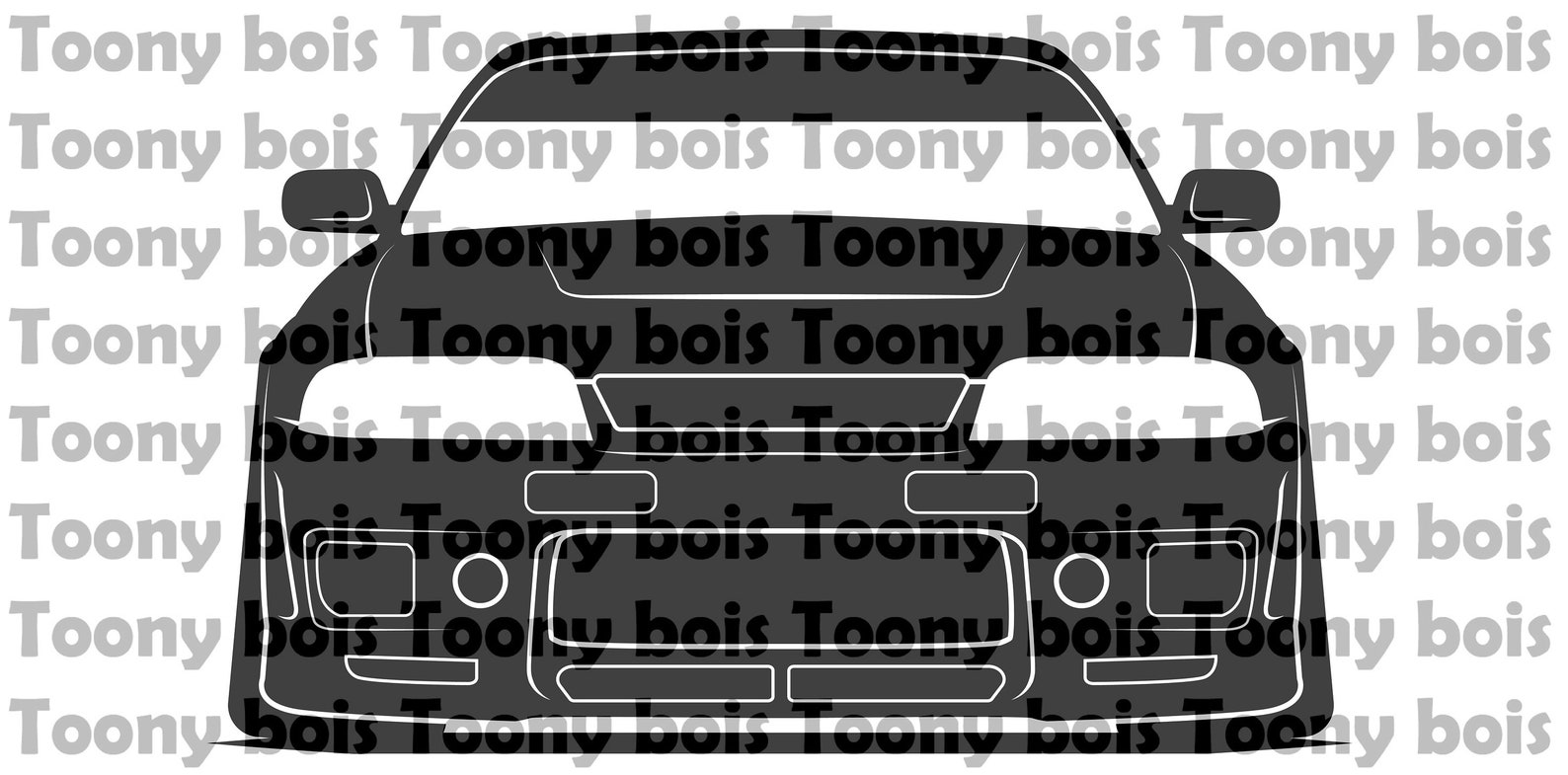JDM GTR SVG File - Stanced Nissan R33 Design for Vinyl Cutting Decals ...