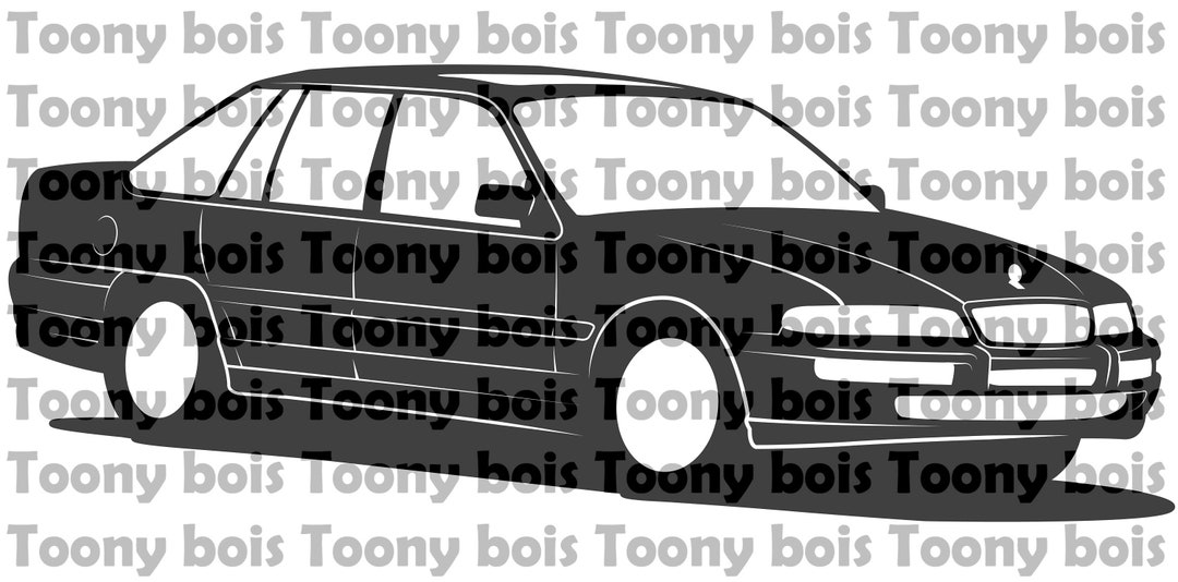 1998 VS Holden Caprice SVG for Vinyl Cutting - Stickers, Decals, T ...