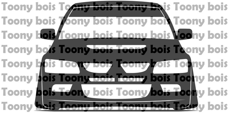 Jdm Evo 8 SVG File - Mitsubishi Lancer Evolution Design for Vinyl ...