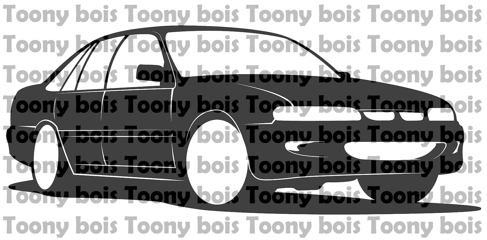 1996 VS Holden Commodore SVG for Vinyl Cutting - Stickers, Decals, T ...