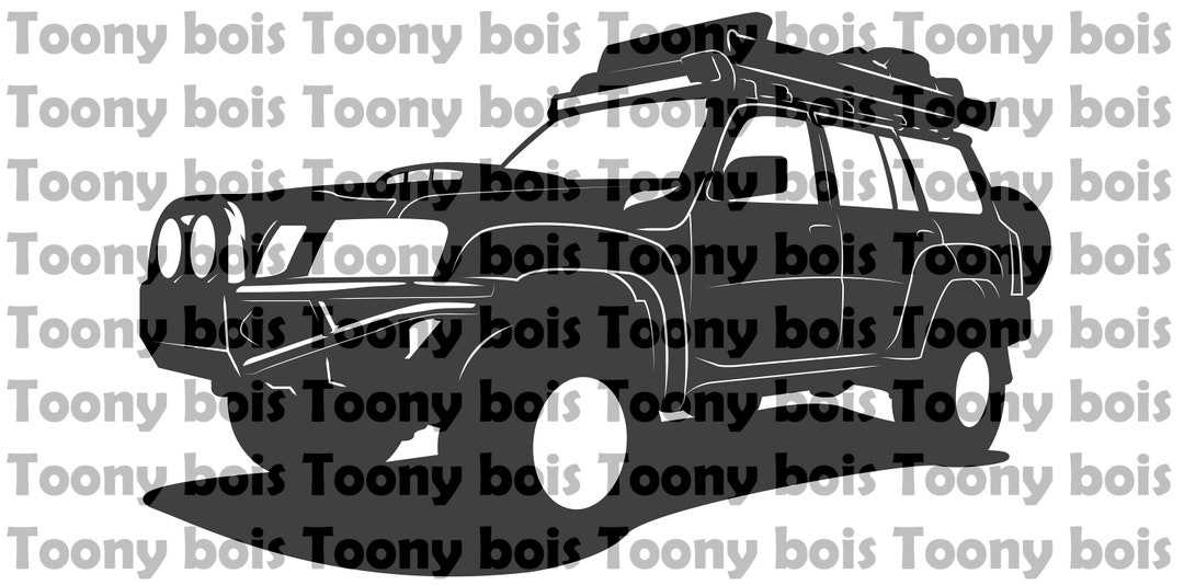 1999 Nissan GU Patrol Design for Vinyl Cutting Decals, Stickers, Cnc ...