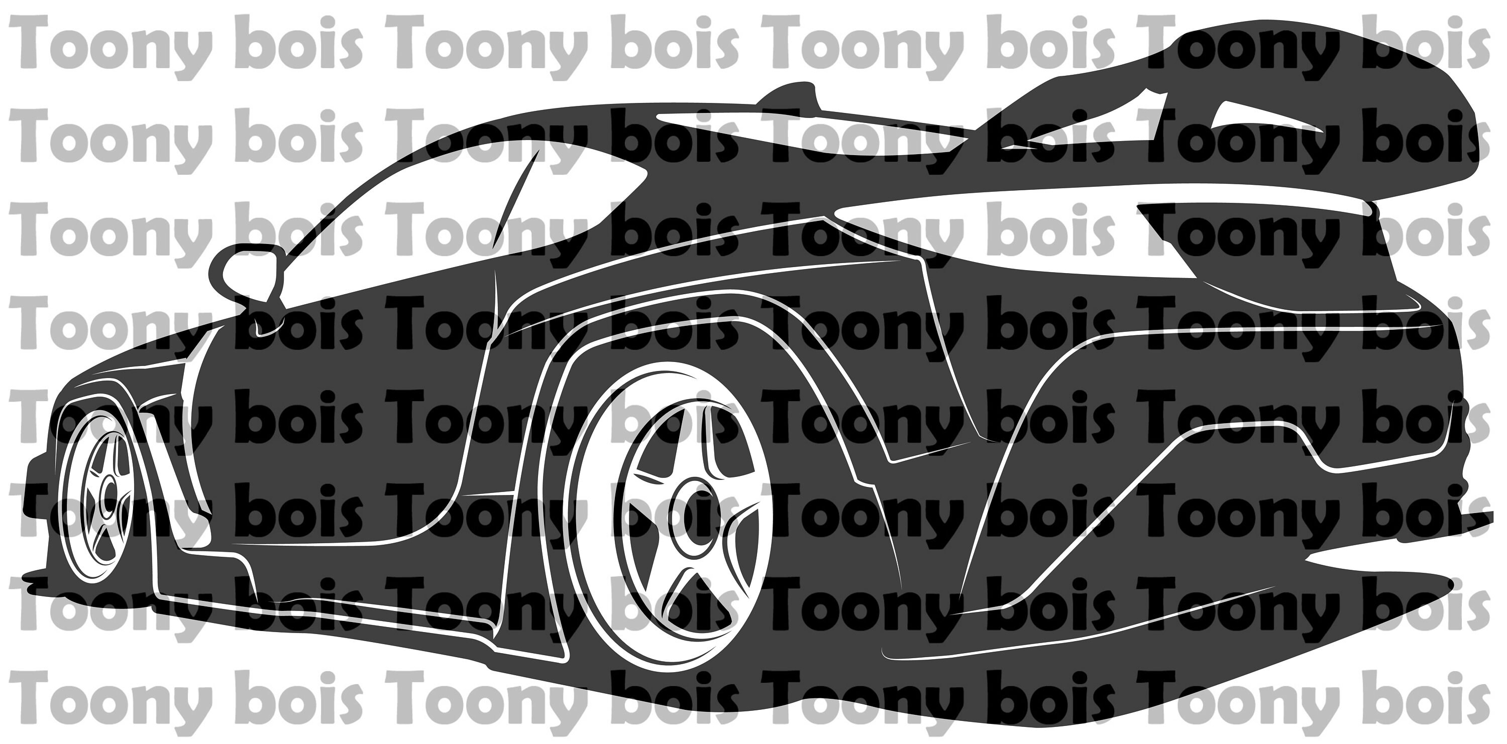 Pandem GR86 SVG File - Toyota 86 Wide Body Design for Vinyl Cutting ...