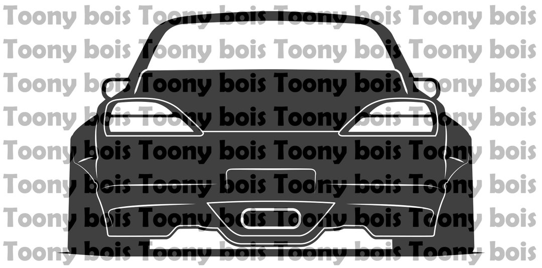 JDM S15 SVG File Nissan Silvia Widebody Design for Vinyl - Etsy