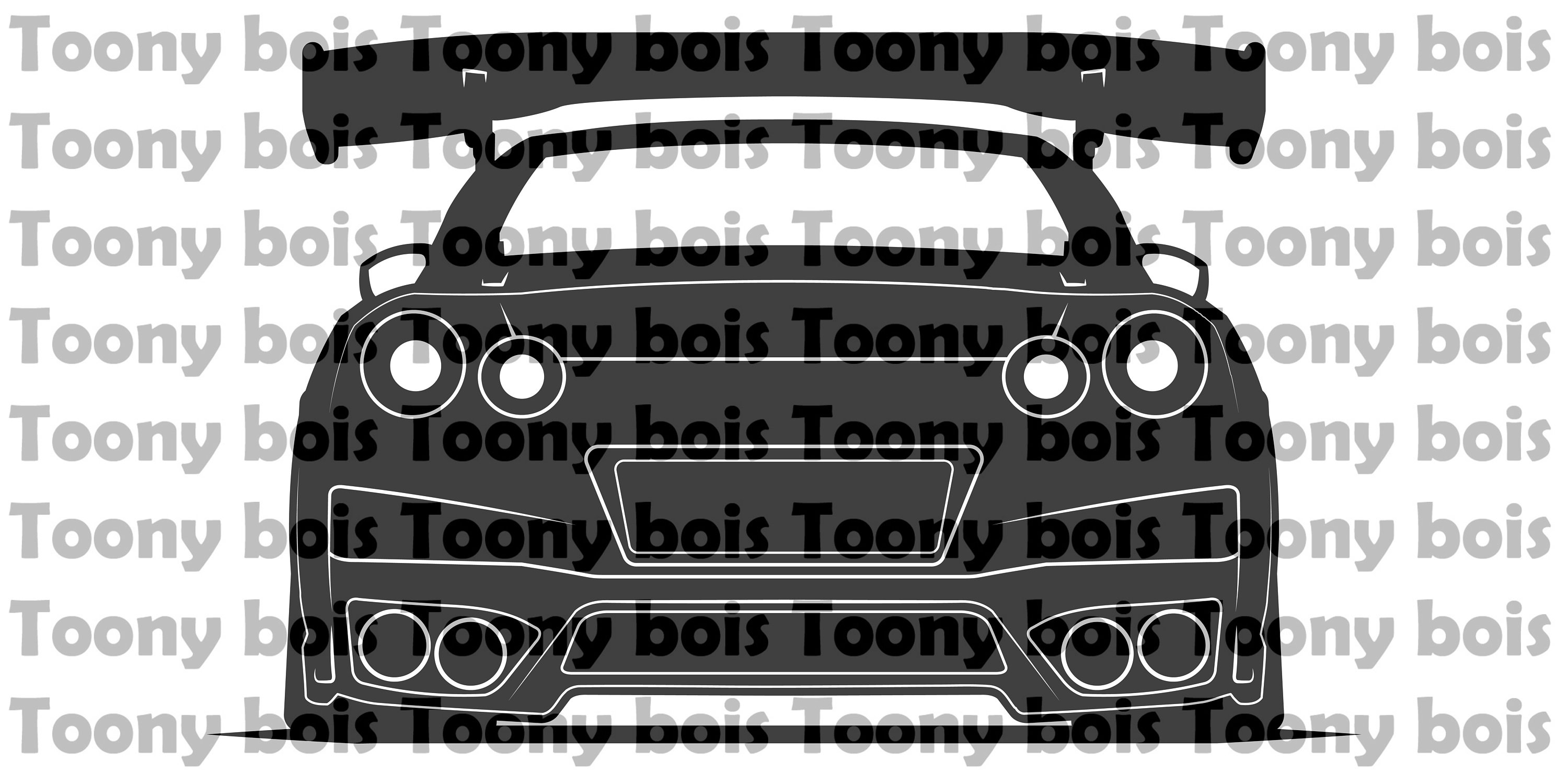 JDM GTR SVG File - Stanced Nissan R35 Design for Vinyl Cutting Decals ...