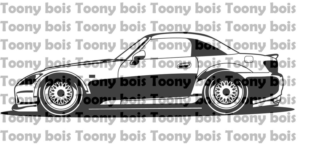 JDM S2K SVG File - Honda S2000 Design for Vinyl Cutting Decals ...