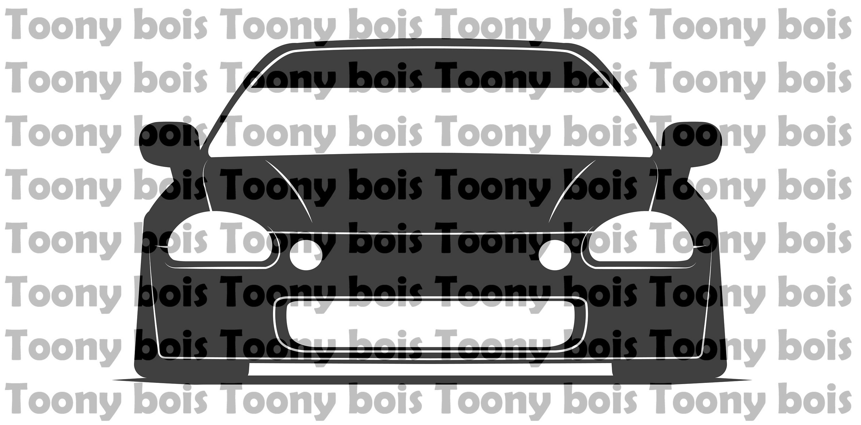 JDM Del Sol SVG File - Honda CRX Design for Vinyl Cutting Decals ...