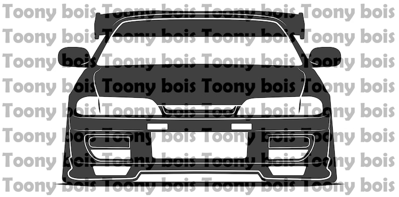 JDM 200sx SVG File - Nissan Silvia S14 Design for Vinyl Cutting Decals ...