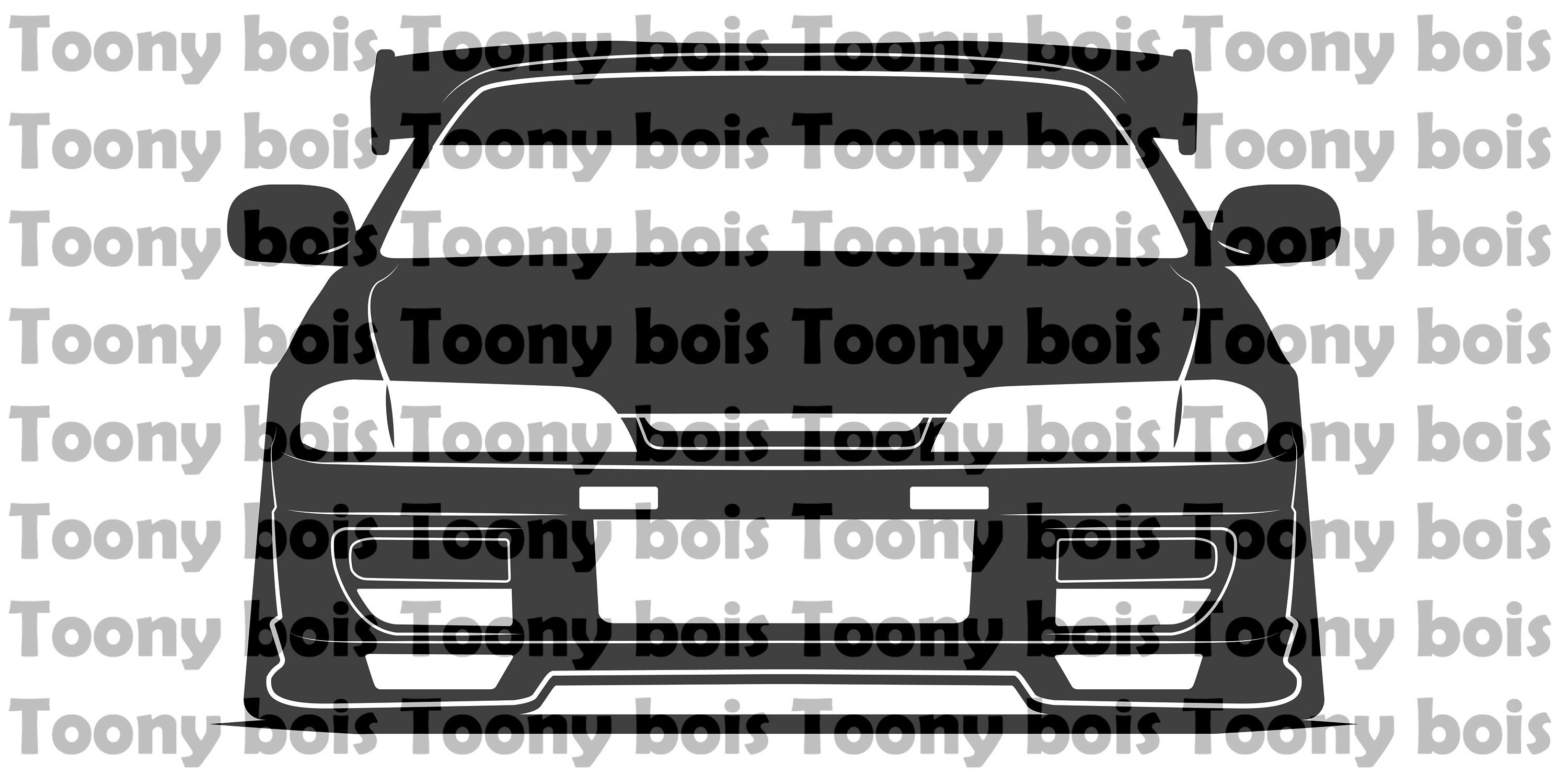 JDM 200sx SVG File - Nissan Silvia S14 Design for Vinyl Cutting Decals ...