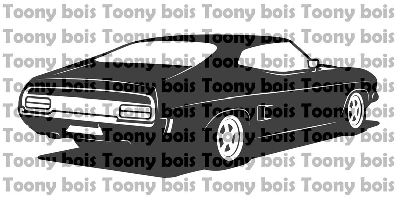 XB Coupe SVG File - Ford Xw Gtho Design for Vinyl Cutting Decals ...