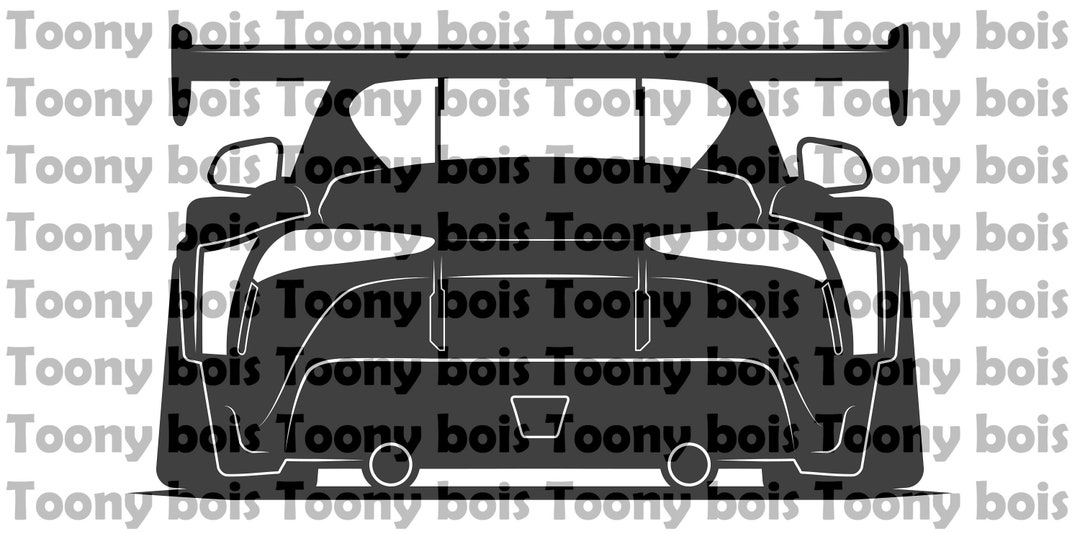 HKS SUPRA SVG File - A90 Toyota Supra Design for Vinyl Cutting Decals ...