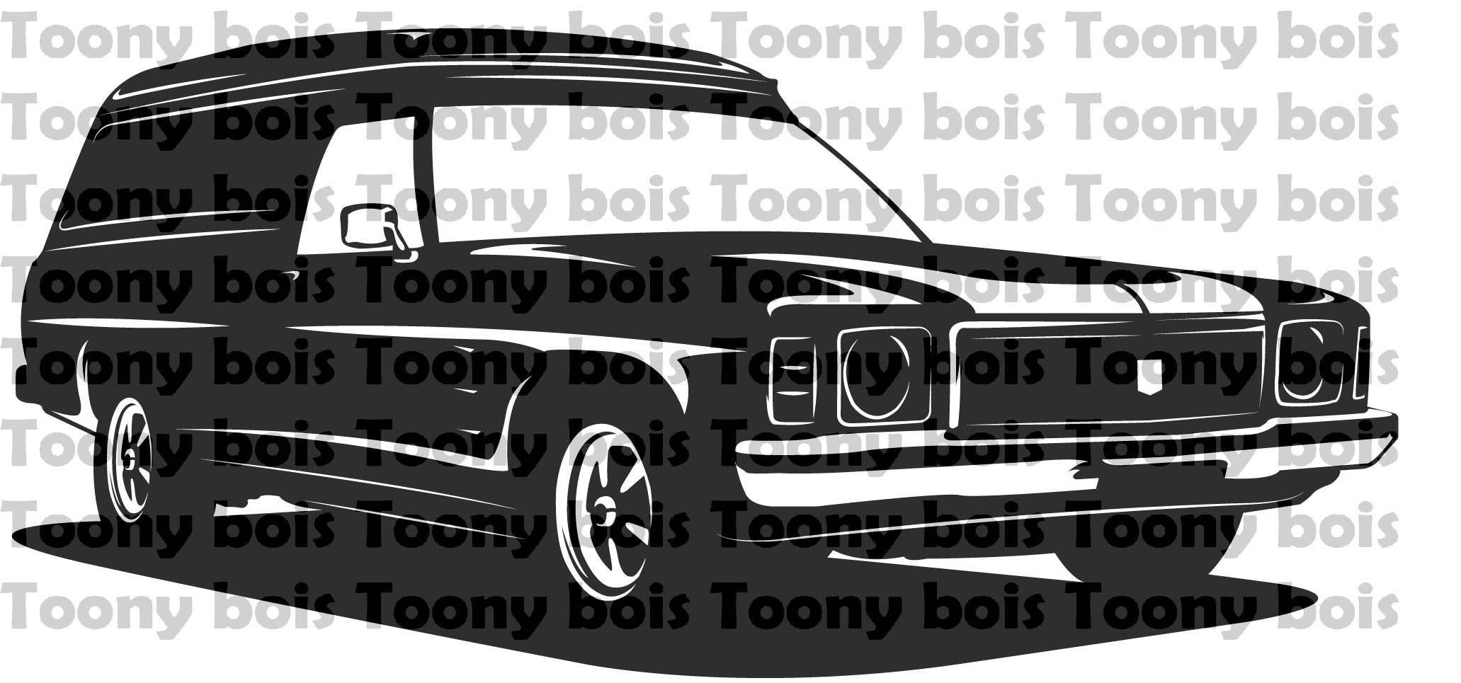 HJ Sandman SVG File - 1975 Holden HJ Sandman Design for Vinyl Cutting ...