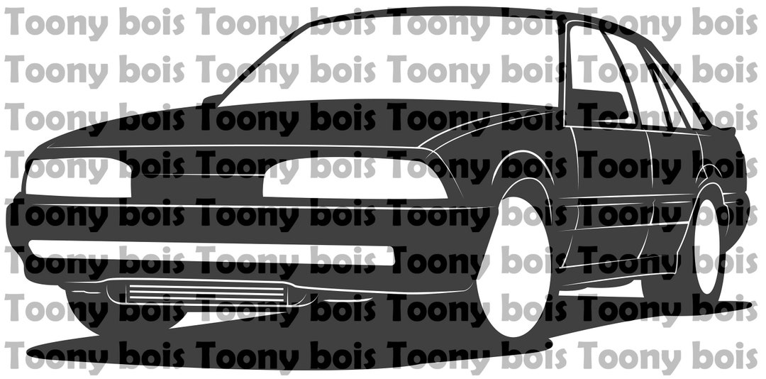 1998 Holden VL Turbo SVG for Vinyl Cutting - Stickers, Decals, T-shirt ...