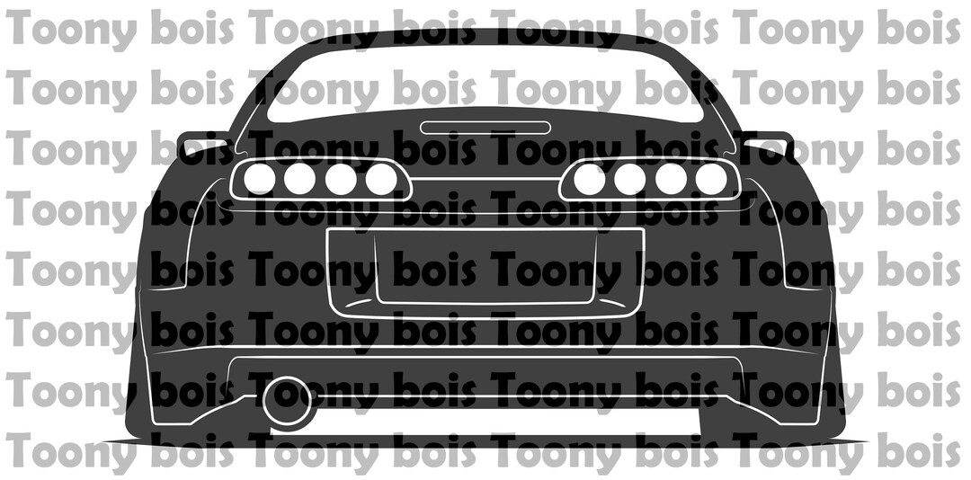 JDM SUPRA SVG File - Stanced Toyota Supra Design for Vinyl Cutting ...