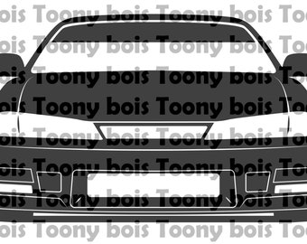 JDM 200sx SVG File Nissan Silvia S14 Design for Vinyl - Etsy