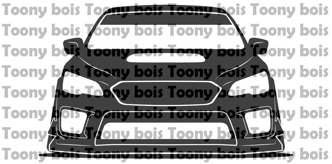 JDM Subie STI SVG - Subaru Wrx Sti Race Car Design for Vinyl Cutting ...