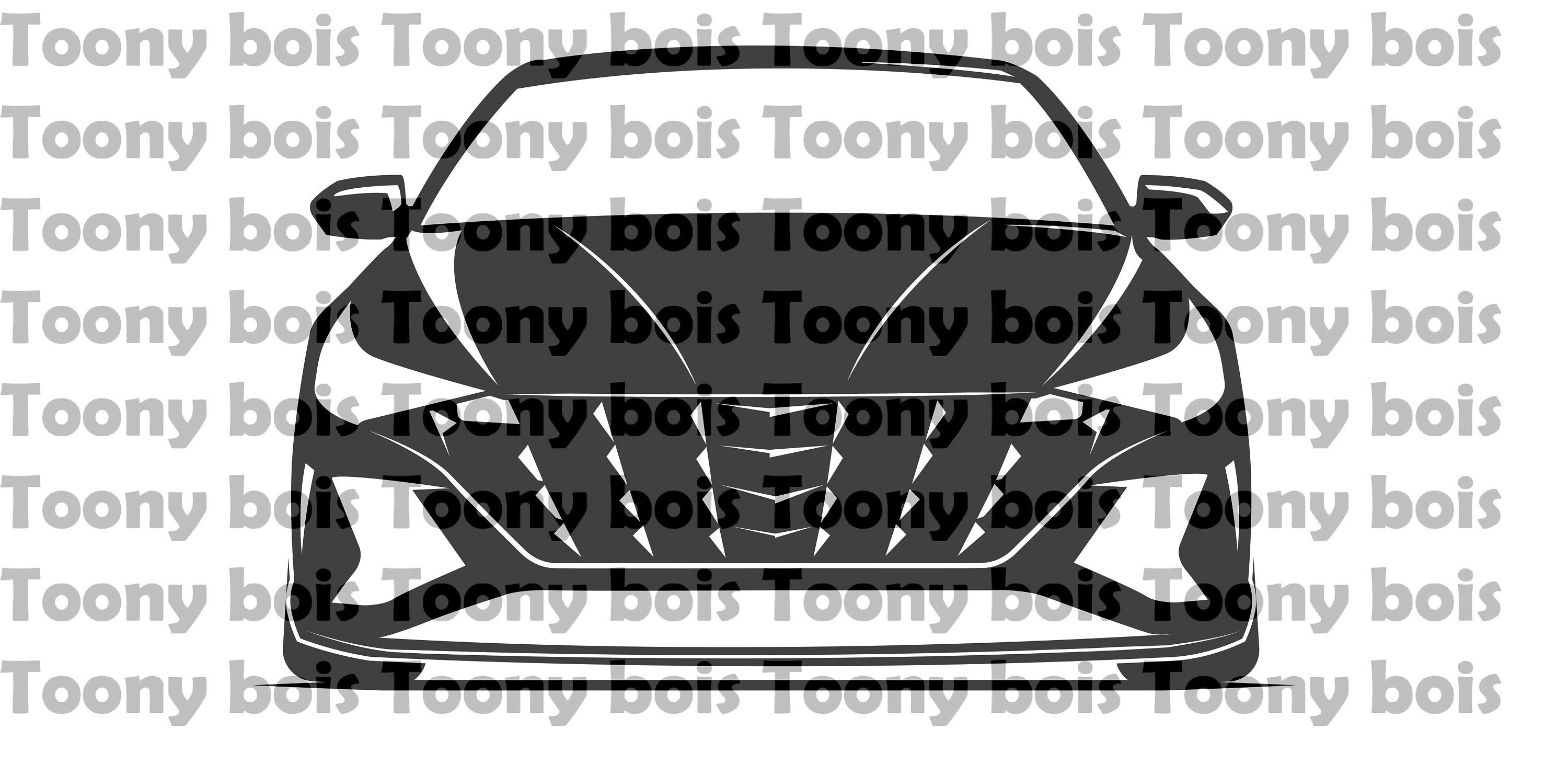 I30n SVG File - 2022 Hyundai I30 N Front Design for Vinyl Cutting ...