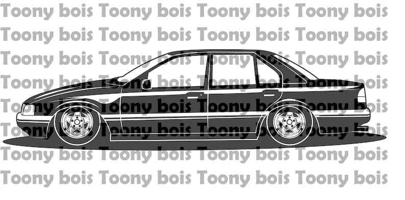 ED Falcon SVG File - Ford Falcon Au Design for Vinyl Cutting Decals ...