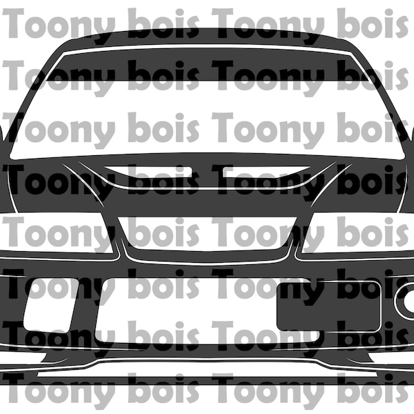 Lancer Evo Svg - Etsy