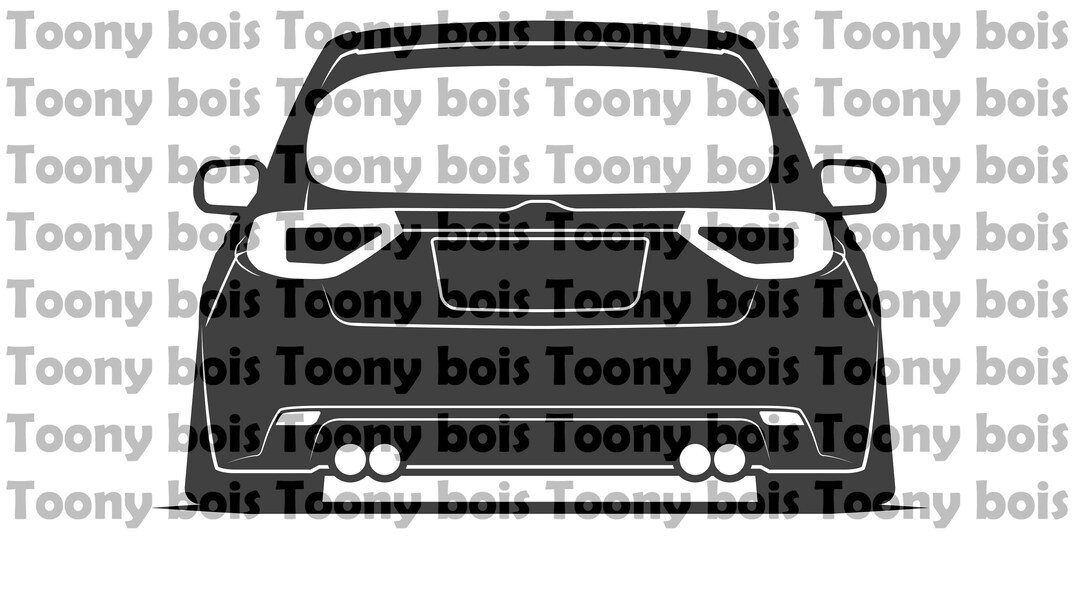 JDM Subie STI SVG Subaru Wrx Sti Race Car Design for Vinyl Cutting ...