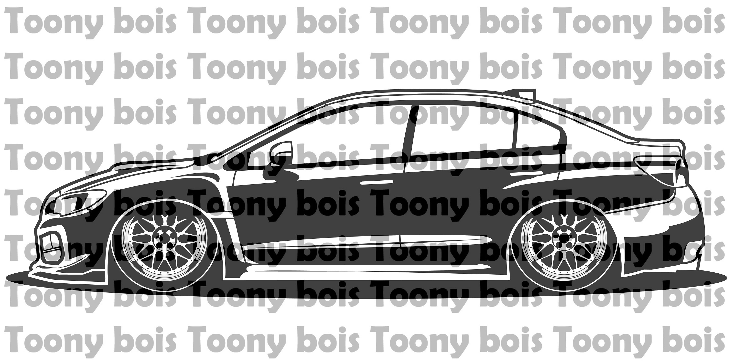 JDM Subie WRX SVG - Subaru Wrx Sti Race Car Design for Vinyl Cutting ...