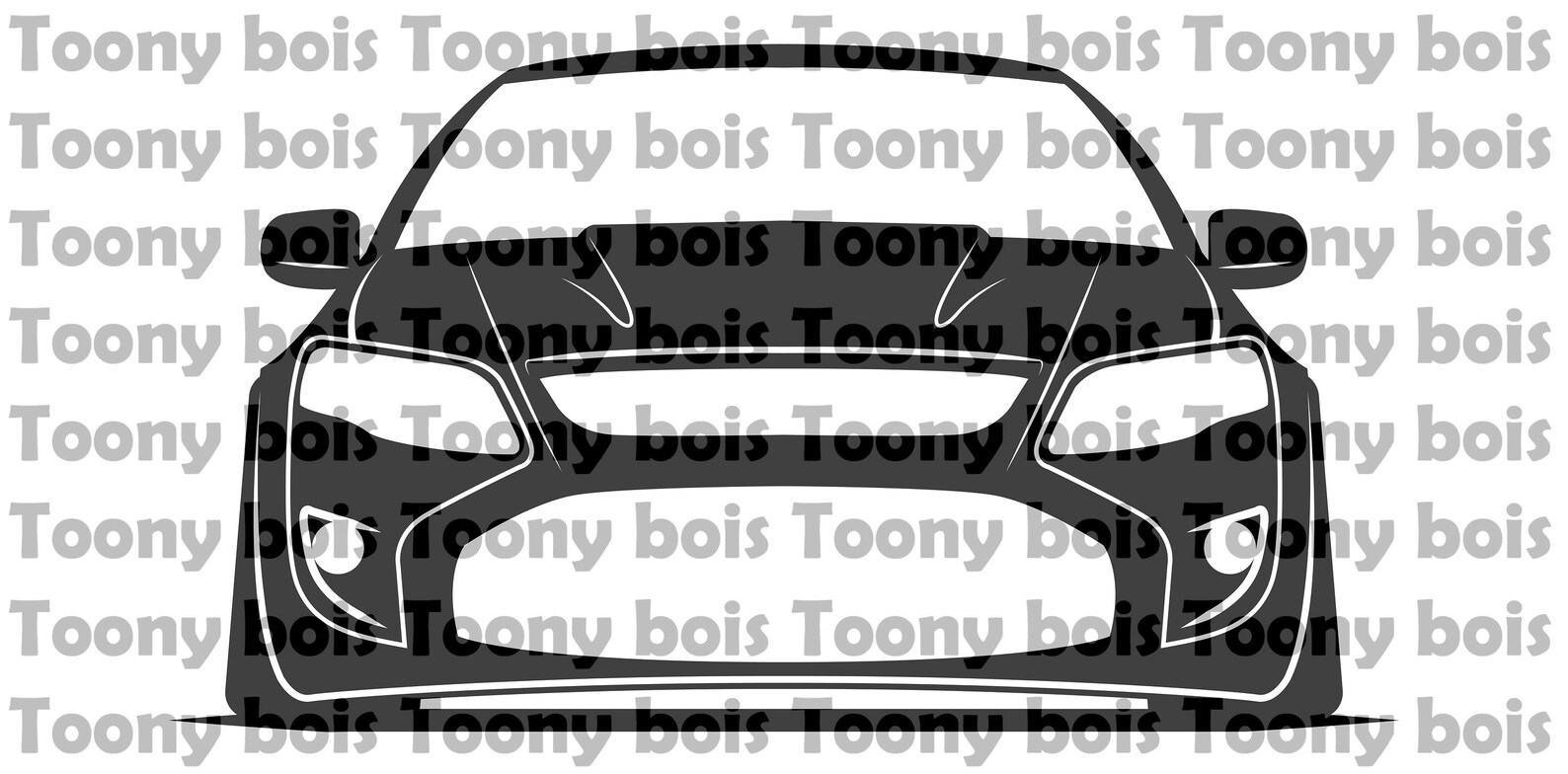 FGGT Falcon SVG File - Ford FPV Design W/variant for Vinyl Cutting ...