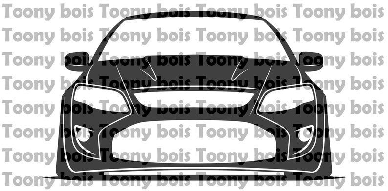 FGGT Falcon SVG File - Ford FPV Design W/variant for Vinyl Cutting ...