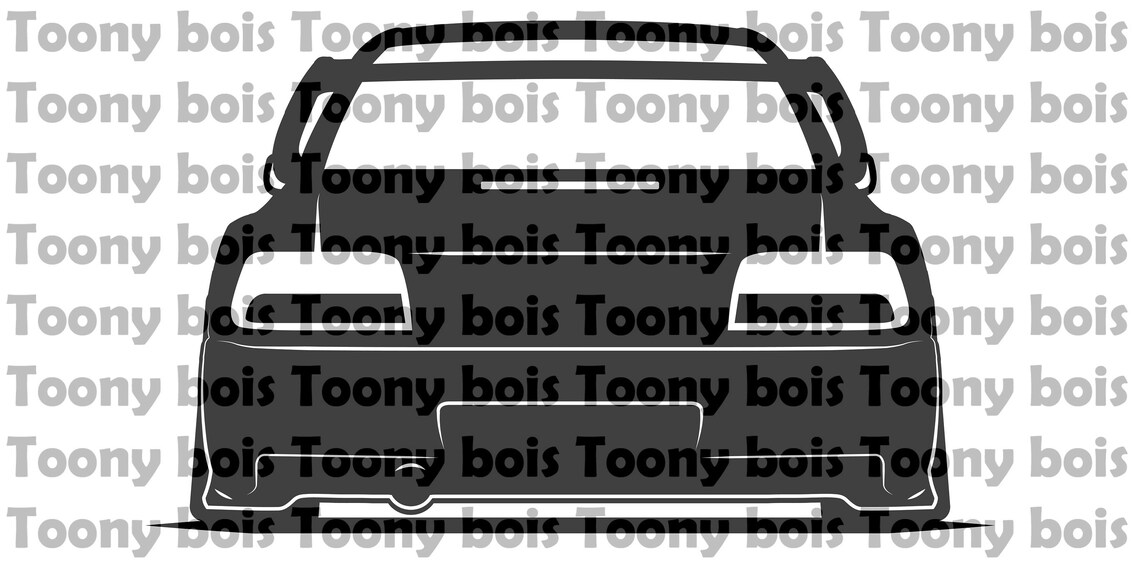 JDM 22B STI SVG Subaru Wrx Sti Race Car Design for Vinyl Cutting Decals ...