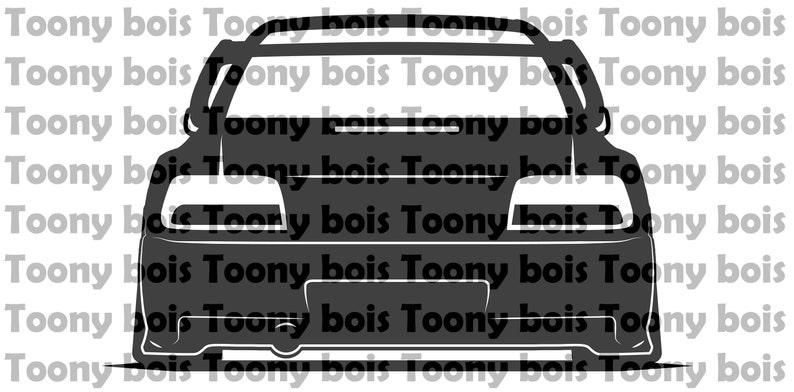 JDM 22B STI SVG - Subaru Wrx Sti Race Car Design for Vinyl Cutting ...