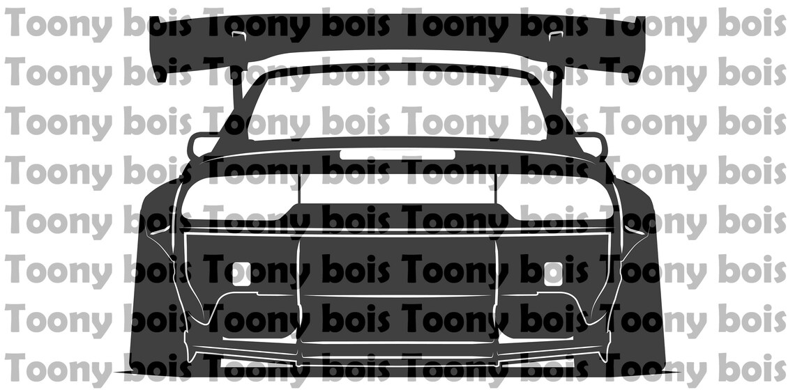 JDM 240SX SVG File - Stanced Nissan Silvia S13 Hatch Design for Vinyl ...