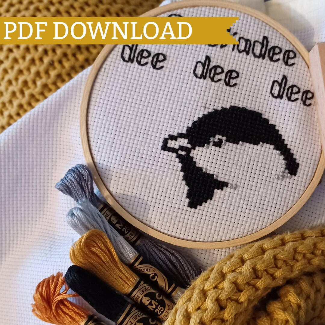 Chickadee dee dee a Cross-stitch Pattern by Rolitae PDF - Etsy Canada