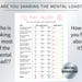 Mental Load Audit, Chore Chart for Adults, Printable & Editable PDF ...