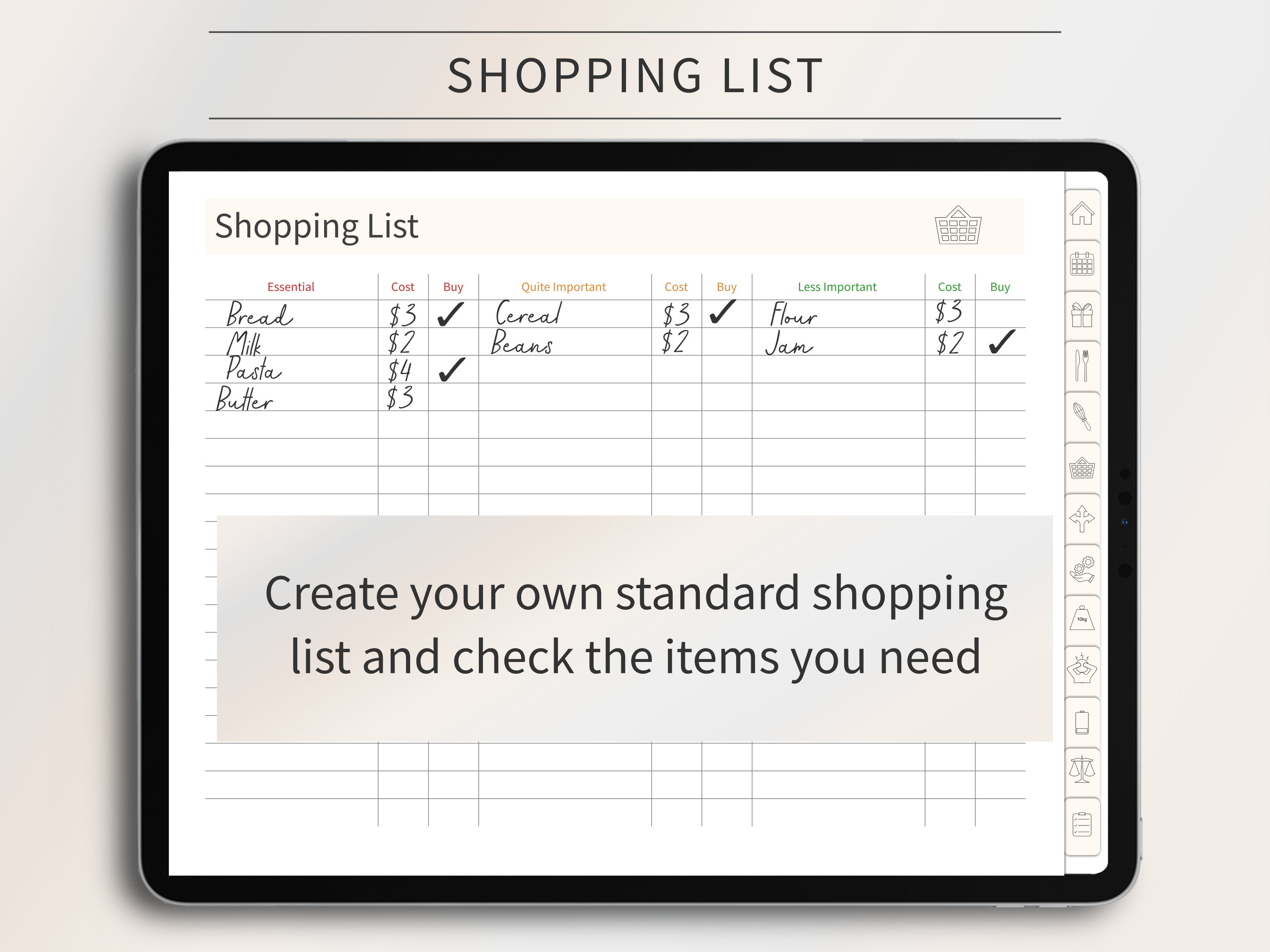 Mental Load Organizer, Digital Planner, Chore Chart for Adults ...