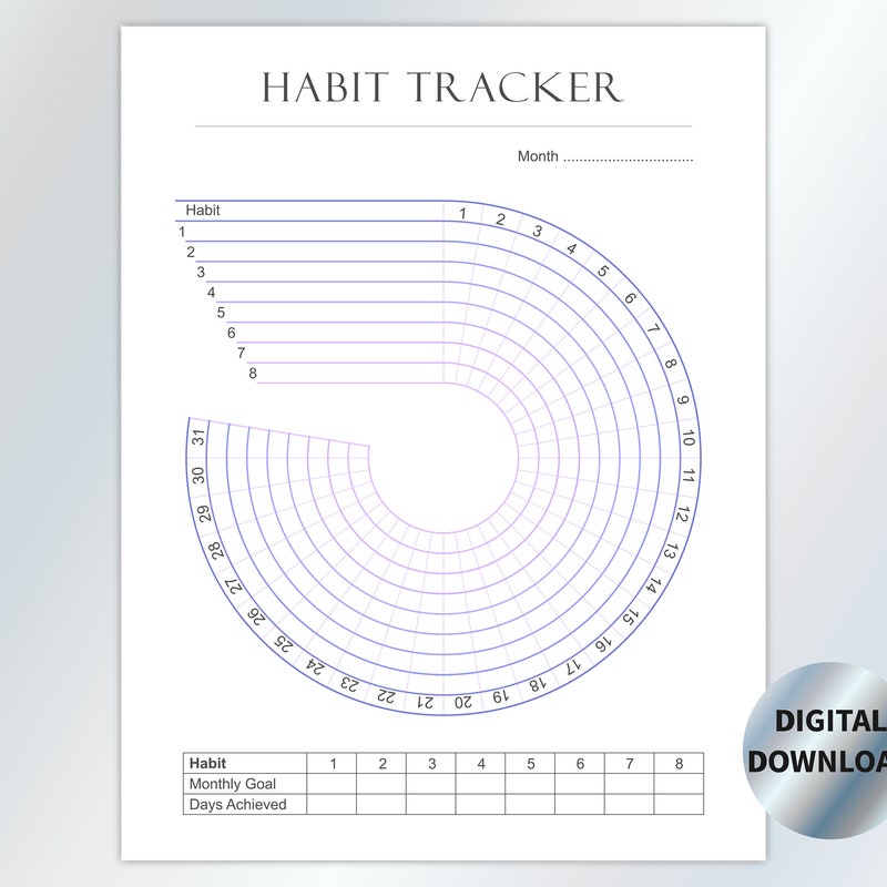 Circle Tracker - Etsy