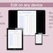Chore Chart for Adults | Printable & Editable PDF | Chore Audit ...