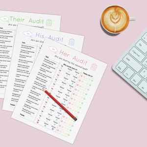 Mental Load Audit Chore Chart for Adults Printable & - Etsy UK