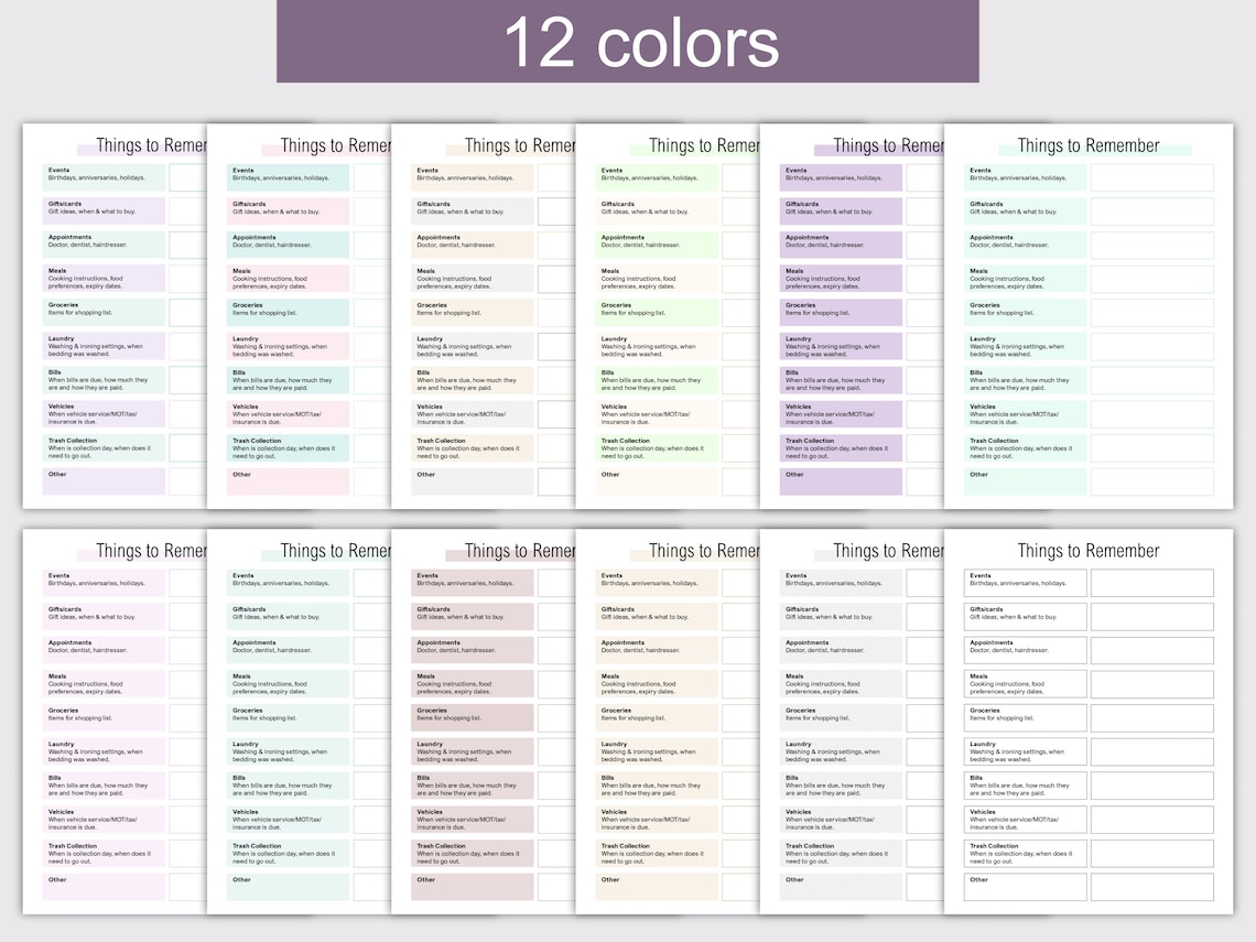 Mental Load List, Mental Load of Motherhood, Printable & Editable PDF ...