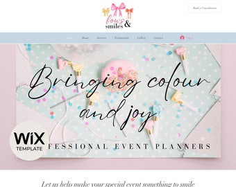 Canva Website Events Planner, Also Suitable for Wedding and Party ...