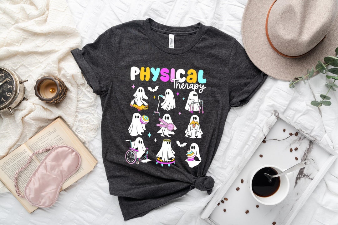 Cute Ghost Physical Therapy Pt Physical Therapist Halloween Etsy