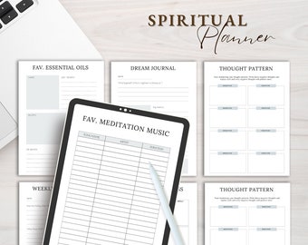 Spirituality Planner Printable Awakening Journal PDF Tarot Journal ...